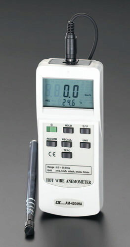 型番EA743DB 商品説明●風速…0.2〜20m/s、　0.7〜72km/h、40〜3940ft/min、　0.5〜44.7mile/h、0.4〜38.8knots、精度：±(5％＋0.2digit)●温度…0〜＋50℃(32〜122°F...