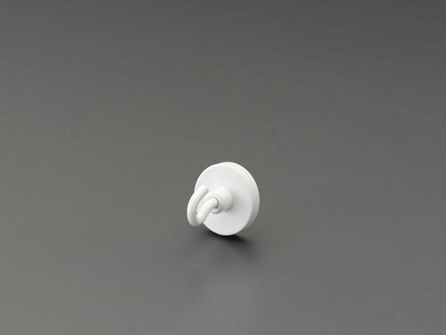 型番EA781ED-9 商品説明●サイズ…φ32×38mm(フック：口幅5mm、線径4.5mm)●吸着力…350N(35kgf）●材質…ネオジウム磁石（N35・ニッケルメッキ加工）、スチール●使用温度…80℃以下●特長…10kgまで引っ掛け...