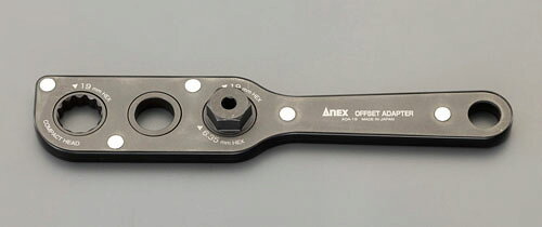型番EA813A-46 商品説明●メーカー…兼古製作所（Anex）●型番…AOA-19●インパクトドライバー対応●狭小部でのボルト・ナット回し作業に●建築、太陽光設備工事などの作業に●仕様…19mm六角対応 ★注意事項★商品画像に複数商品が...