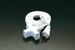 型番EA815GE-3 商品説明●コンセント定格…15A・125V●コンセント数…3個●コード長…3m●電線仕様…VCTK2.0m×2心●コード形状…平行型コード●材質：塩化ビニール製(コード・プラグ・ソケット) ★注意事項★商品画像に複数...