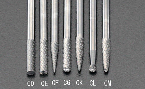 型番EA819CF-3K 商品説明●刃形状…ファインダイヤモンドカット●軸径…3mm●適合材質…ステンレス、ハードスチール用●刃径×刃長×全長…3×11×38mm ★注意事項★商品画像に複数商品が載っており、番号やアルファベットが記載されて...