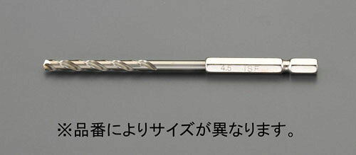 型番EA824BL-5 商品説明●(コバルト正宗)●材質…HSCOM42(コバルトハイス)●六角シャンク…6.35mm●用途…ステンレス等、難削材に●刃先径(mm)…5.0●全長(mm)…117●有効長(mm)…62●充電式インパクトドライ...