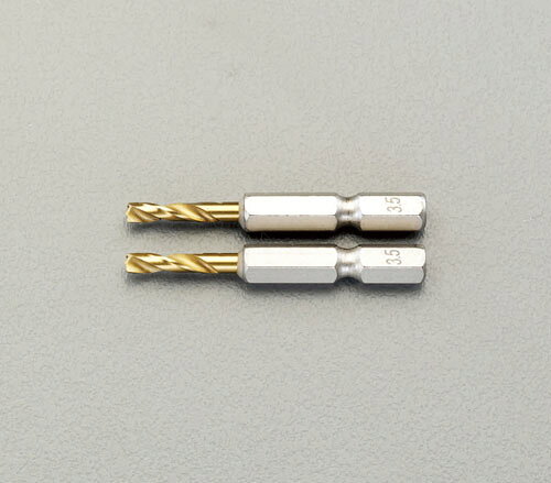 型番EA824DF-6 商品説明●材質…HSS(チタニウムコーティング)●インパクト使用可●サイズ…6.0mm●全長…65mm●刃長…33mm●六角シャンク…6.35mm●有効長…33mm●入数…2本入り●全長(mm)…65●取付部寸法…1...