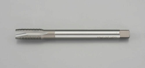 型番EA829PD-8 商品説明●材質…高バナジウムハイス(HSSE)●溝数…3●食付…5P●呼び…M8×1.25●全長…100mm●シャンク径…6.2mm●用途…ねじ部の突き出し長さが不足する様な場合に●被削材…合金鋼、中炭素鋼、高炭素鋼...