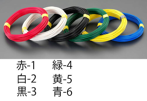 型番EA940AT-2 商品説明●色…白●長さ…20m●定格…19A 600V●公称断面積…1.25m●1芯●導体径構成…7本/0.45mm●導体径外径…約1.35mm●絶縁体厚さ…0.8mm●仕上り外径…約3.0mm●最大導体抵抗（20℃...