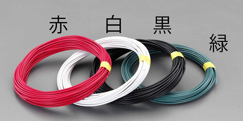 型番EA940AT-41 商品説明●色…赤●長さ…20m●定格…27A 600V●公称断面積…2.0m●1芯●導体径構成…7本/0.6mm●導体径外径…約1.8mm●絶縁体厚さ…0.8mm●仕上り外径…約3.4mm●最大導体抵抗（20℃）…...