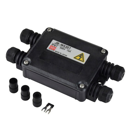 型番EA940CX-7BA 商品説明●極数…7P●色…黒●サイズ…135(W)×64.8(D)×25.5(H)mm●定格容量…15A・300V●適合電線公称断面積…1.25m以下●端子ねじ…M3×8フリー端子ねじ●使用範囲温度…-25〜+8...