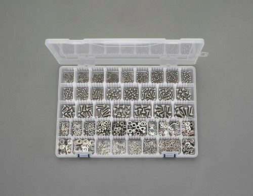 型番EA949AD-34 商品説明●＜セット内容＞…サイズ（入数）：M2×4（20）M2×6（20）M2×8（20）M2×10（20）M2.6×4（20）M2.6×6（20）M2.6×8（20）M2.6×10（20）M3×6（15）M3×8...