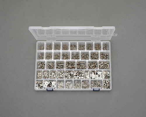 型番EA949AE-34 商品説明●＜セット内容＞…サイズ（入数）：M2×4（20）M2×6（20）M2×8（20）M2×10（20）M2.6×4（20）M2.6×6（20）M2.6×8（20）M2.6×10（20）M3×6（15）M3×8...