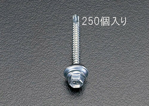 型番EA949EF-63 商品説明●ゴムパッキン付●材質…鉄(三価クロメート)●サイズ…6×35mm●先端がドリルになっている為、下穴が必要ありません。●入数…250個 ★注意事項★商品画像に複数商品が載っており、番号やアルファベットが記載...