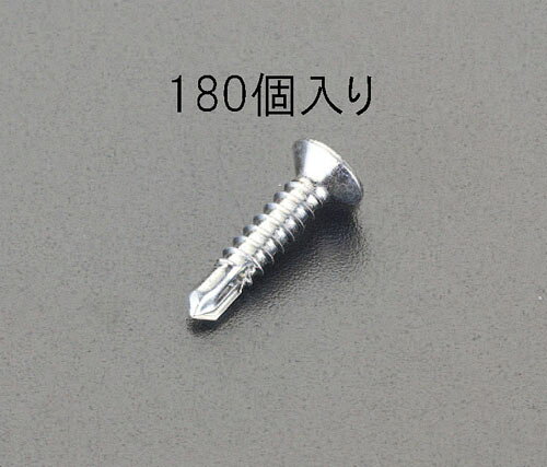 型番EA949EP-413S 商品説明●材質…鉄(三価クロメート)●頭形状…(＋)皿頭●サイズ…4×13mm●先端がドリルになっている為、下穴が必要ありません。●入数…180個 ★注意事項★商品画像に複数商品が載っており、番号やアルファベッ...