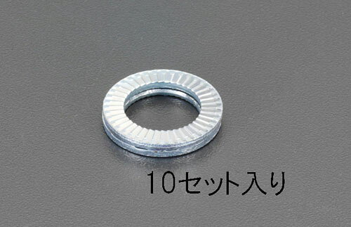型番EA949WN-2 商品説明●材質…鉄●内径…4.4mm●外径…7.6mm●厚み…1.8mm●振動や衝撃によるボルトのゆるみに耐えます。●入数…10セット ★注意事項★商品画像に複数商品が載っており、番号やアルファベットが記載されている...