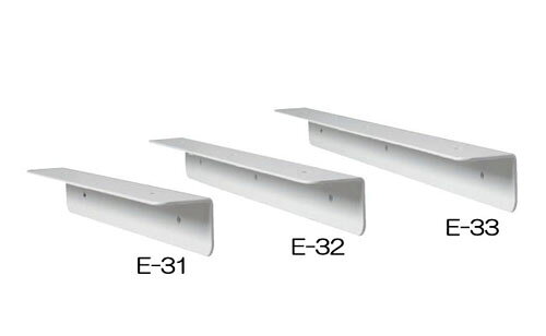 型番EA951E-32 商品説明●材質…スチール●仕上げ…ホワイト粉体塗装仕上●長さ…40(A)×40(B)mm●幅…390(L)mm●厚み…2.3mm●穴数…壁側×3、天板側×3●穴径…5.5mm●付属品…取付ネジ(頭部ホワイト塗装)　　...