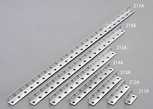 型番EA951EB-215A 商品説明●全長…290mm●穴径…6.2mm●穴数…24●幅×幅…19×19mm●厚み…2mm●材質…ステンレス(SUS304)●入数…1個 ★注意事項★商品画像に複数商品が載っており、番号やアルファベットが記...