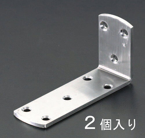 型番EA951ED-4 商品説明●材質…ステンレス(SUS304）●仕上…ヘアーライン仕上げ●長さ×長さ…120×65mm●幅…30mm●穴径…4.6mm●穴数…8●付属品…木ねじ●入数…2個 ★注意事項★商品画像に複数商品が載っており、番...