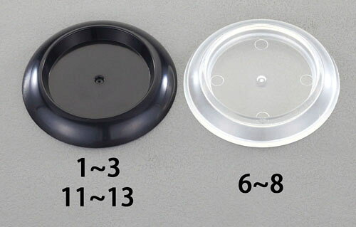 型番EA986TS-11 商品説明●材質…ナイロン●サイズ(mm)…C：39.8、D：60、E：2.2、H：8.0●黒(滑り止めゴムシート付)●入数…4個入り ★注意事項★商品画像に複数商品が載っており、番号やアルファベットが記載されている...