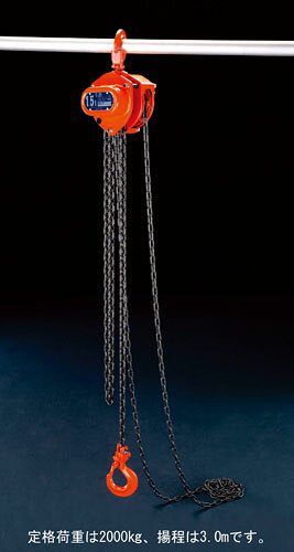 型番EA987CM-3 商品説明●定格荷重(kg)…2000●揚程(m)…3●重量(kg)…9.2●手巻力量…33kg ★注意事項★商品画像に複数商品が載っており、番号やアルファベットが記載されている商品がございます。その場合は、「商品番号...