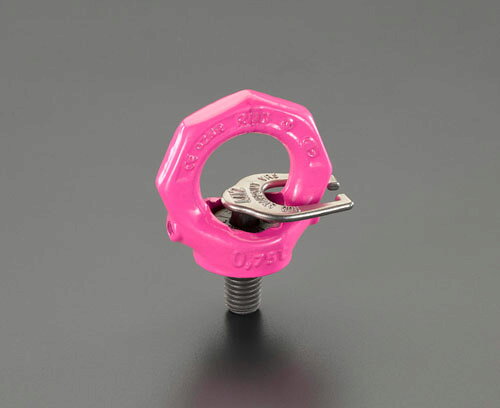 型番EA987GL-2A 商品説明●材質…ニッケルクロムモリブデン鋼●サイズ…K：56mm、D(内径)：30mmL：18mmN：8mm線径：10mm●ねじ径…M12×18●使用荷重…0.75t●適正トルク値…25Nm●重量…0.2kg●専用...