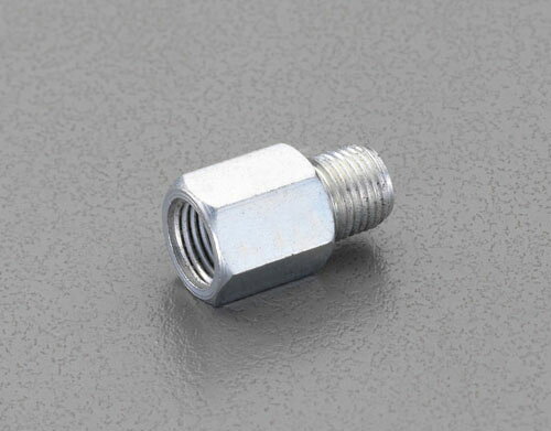 型番EA991C-131 商品説明●ねじサイズ…G（PF）1/8”（オス）×M10P1.0（メス）●オス側内径…5mm●全長…23mm●六角対辺…13mm●材質…スチール（亜鉛メッキ）●重量…12g ★注意事項★商品画像に複数商品が載ってお...