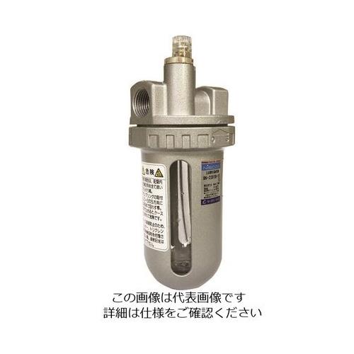 型番EA153CC-23A 商品説明●全高…190.5mm●使用圧力…0.05〜1.0MPa●設定圧力…0.05〜0.85MPa●ろ過度…40μm●耐圧力…1.5MPa●面間…75mm●周囲温度…5〜60℃●貯油量…200ml●使用油…ター...