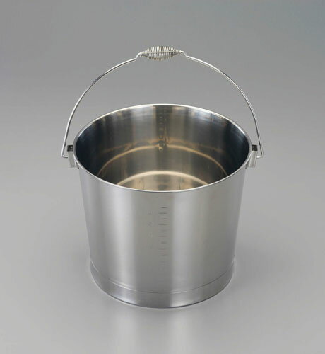 型番EA508S-4 商品説明●材質…ステンレス(18-8)●取手…ワイヤーバネ●目盛付●容量…20L●サイズ…φ350×280(H)mm ★注意事項★商品画像に複数商品が載っており、番号やアルファベットが記載されている商品がございます。そ...