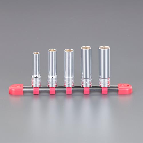 型番EA618PM-300 商品説明●セット内容…マグネットディープソケット(8mm・10mm・12mm・13mm・14mm)、ソケットホルダー●重量…480g●差込角（sq）…9.5(3/8”)●全長…60〜70mm●口径部に内蔵されてい...