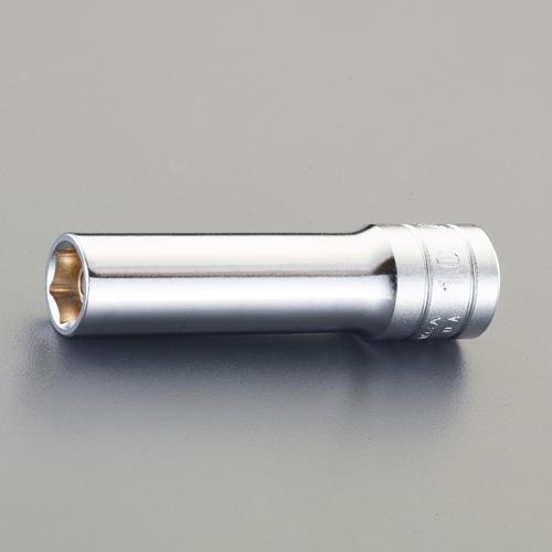 型番EA618PM-308 商品説明●サイズ…8●差込角（sq）…9.5(3/8”)●全長…60mm●外径…12.2mm●重量…47g●口径部に内蔵されているマグネットで、ボルト・ナットの落下を防止します。●マグネット部がスライドするため、...