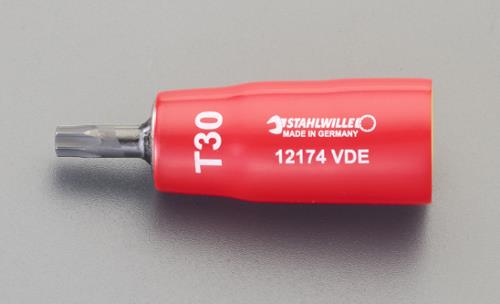 型番EA640RT-40 商品説明●サイズ…T40●全長(mm)…67●外径(mm)…22.8●差込角…3/8”●重量(g)…56●材質…クロム合金鋼●1000V絶縁 ★注意事項★商品画像に複数商品が載っており、番号やアルファベットが記載さ...