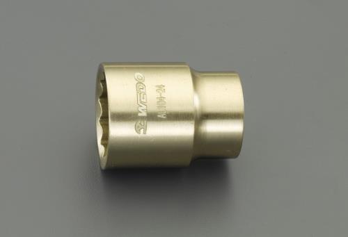 型番EA643FC-20 商品説明●材質…アルミニウム青銅●差込角…1/2”●12ポイント●対辺…20mm●外径…26mm●全長…42mm●防爆●防爆・非磁性・耐摩耗性・耐食性に優れています。 ★注意事項★商品画像に複数商品が載っており、番...