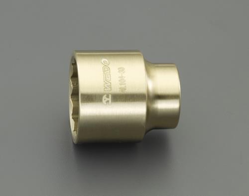 型番EA643FD-34 商品説明●材質…アルミニウム青銅●差込角…3/4”●12ポイント●対辺…34mm●外径…45mm●全長…60mm●防爆●防爆・非磁性・耐摩耗性・耐食性に優れています。 ★注意事項★商品画像に複数商品が載っており、番...