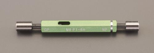 型番EA725DK-5 商品説明●呼び寸法…M8×P1.0●全長(mm)…92●材質…ゲージ部分:合金工具鋼シャンク部:アルミ●ISO導入JIS規格です。従来のJIS規格では止り側には検査用、工作用の区別がありましたが、ISO導入JIS規格...