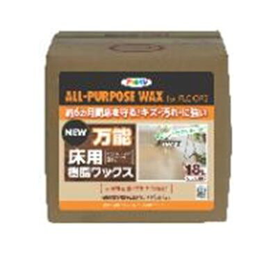 型番 商品説明現行品と比較して耐アルコール性能向上。天然抗菌剤と除菌剤を配合。温水による剥がれに強い。摩擦キズに強く滑りにくい。弱アルカリ。 仕様内容量(L):18 主成分:アクリル樹脂