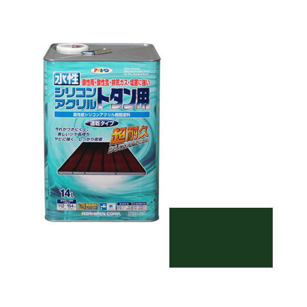 型番 商品説明シリコン架橋により強靭な塗膜を形成し、耐久性にも優れています。紫外線劣化防止剤(HALS)の配合により、長期間美しい色とツヤを保ちます。トタン板、カラートタンへの密着が強く防錆効果に優れています。1回塗りで仕上がるので、大変便...