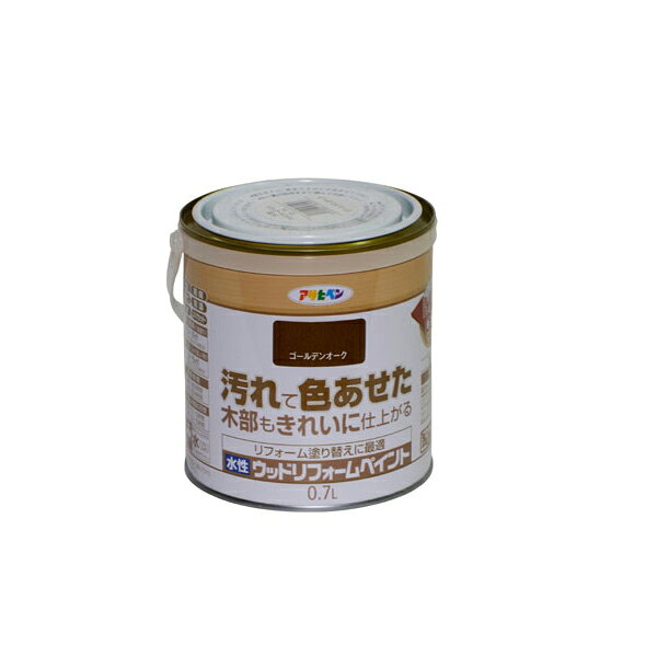 型番 商品説明水性で塗りやすく、低臭タイプの木部保護塗料。1回塗りで隠ぺい性が高いので、汚れて色あせた木部もきれいに仕上がり、リフォーム塗り替えに最適。紫外線吸収剤、防かび剤、はっ水剤、防藻剤、防腐剤配合で木部を劣化から守ります。【用途】適...