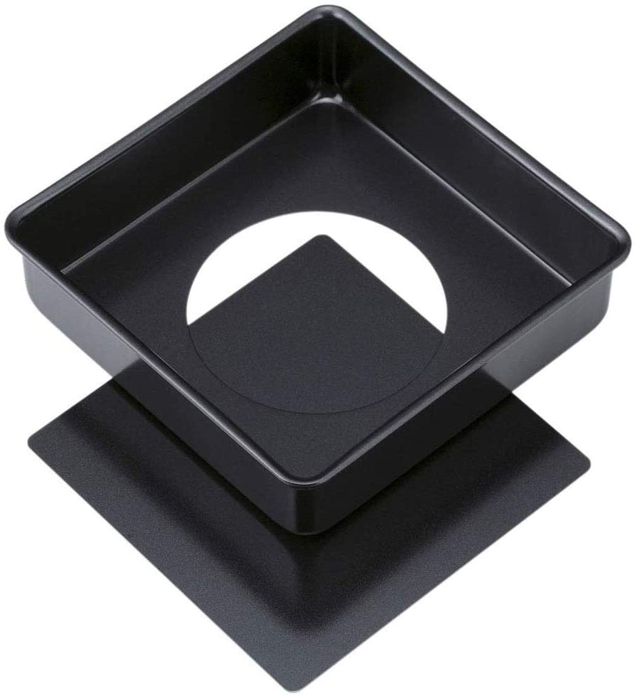 型番#000DL6118 商品説明が楽しくなるデザイン自在のスクエア型?●型ばなれもしやすく、きれいに作れる! ●後片付けラクラクの底取タイプ! 仕様●サイズ:16×16×4.6cm ●重量:280g ●素材・材質:鉄(シリコーンポリエステ...