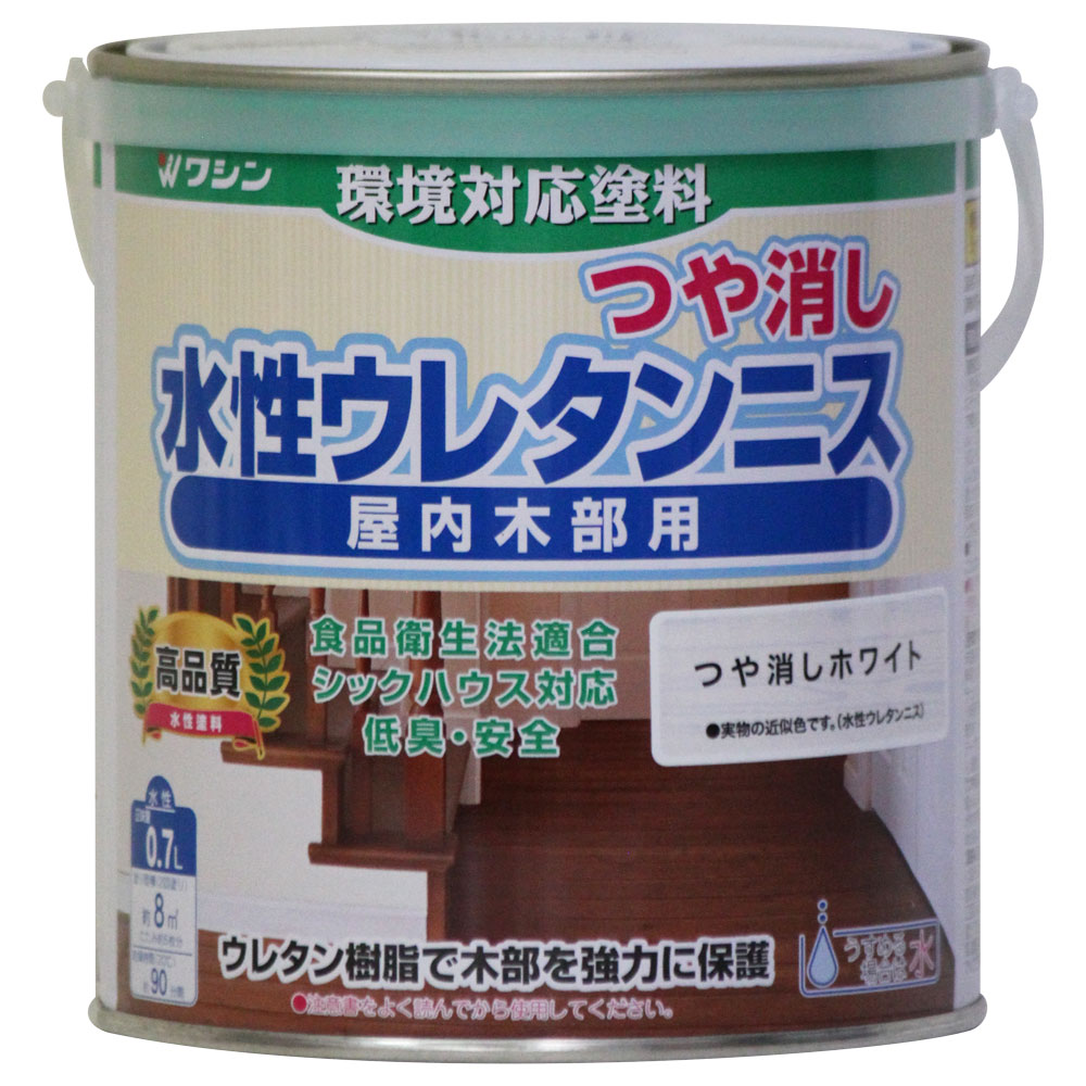 JAN4965405161670 商品説明●屋内の木部や実用家具、工作品に適しています。●臭いが少なく、扱いやすい水性塗料です。●乾くと硬い塗膜ができるので、実用的なものにも使えます。●カラーバリエーションとして、色付きのつや消しシリーズが...