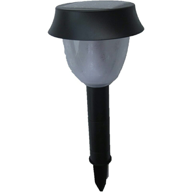 JANコード4935682029277 商品説明●夜間の足元確保や防犯灯として使えます。●配線不要の簡単設置。 仕様●サイズ：?12.6×12.6×40.5cm●重量：130g●カラー：クリア/ブラック●電源：ソーラー式