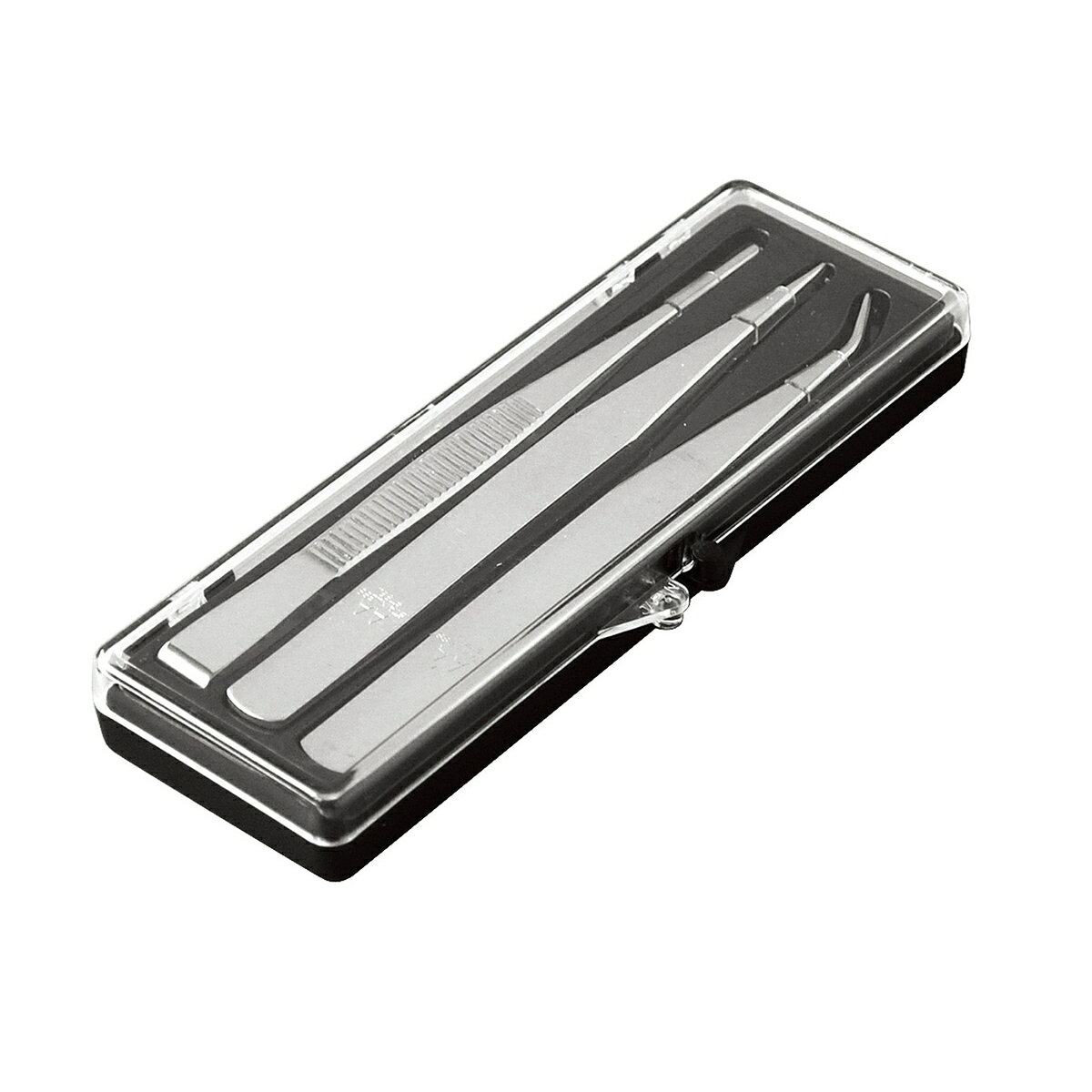 JAN4962485092023 キャッチコピー●使用頻度の高いピンセットのセット。 商品情報●使用頻度の高いピンセットを3本セット。 商品仕様●パッケージサイズ(約)：長さ185×幅70×高さ18mm●パッケージ重量(約)：87g●セット...