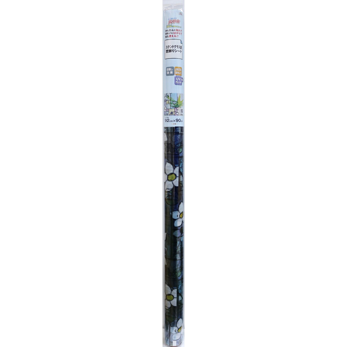 JANコード4977932106345 キャッチコピー●目隠しや遮光と、おしゃれを両立。 商品説明●目隠しや遮光と、おしゃれを両立させる優秀グッズです。●レトロな柄のラインアップが、ナチュラルアンティークの風合いとよく馴染みます。●接着剤不...