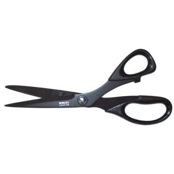 型番美鈴ハサミ 商品説明●ステンレス製。フッ素樹脂コーティング、刃先マグネット(磁石)入り。●フッ素樹脂コーティングを施していますので、セロハンテープ、クラフトテープなどを切っても粘着物が刃先につきにくく、いつまでも、スムーズにカットできま...