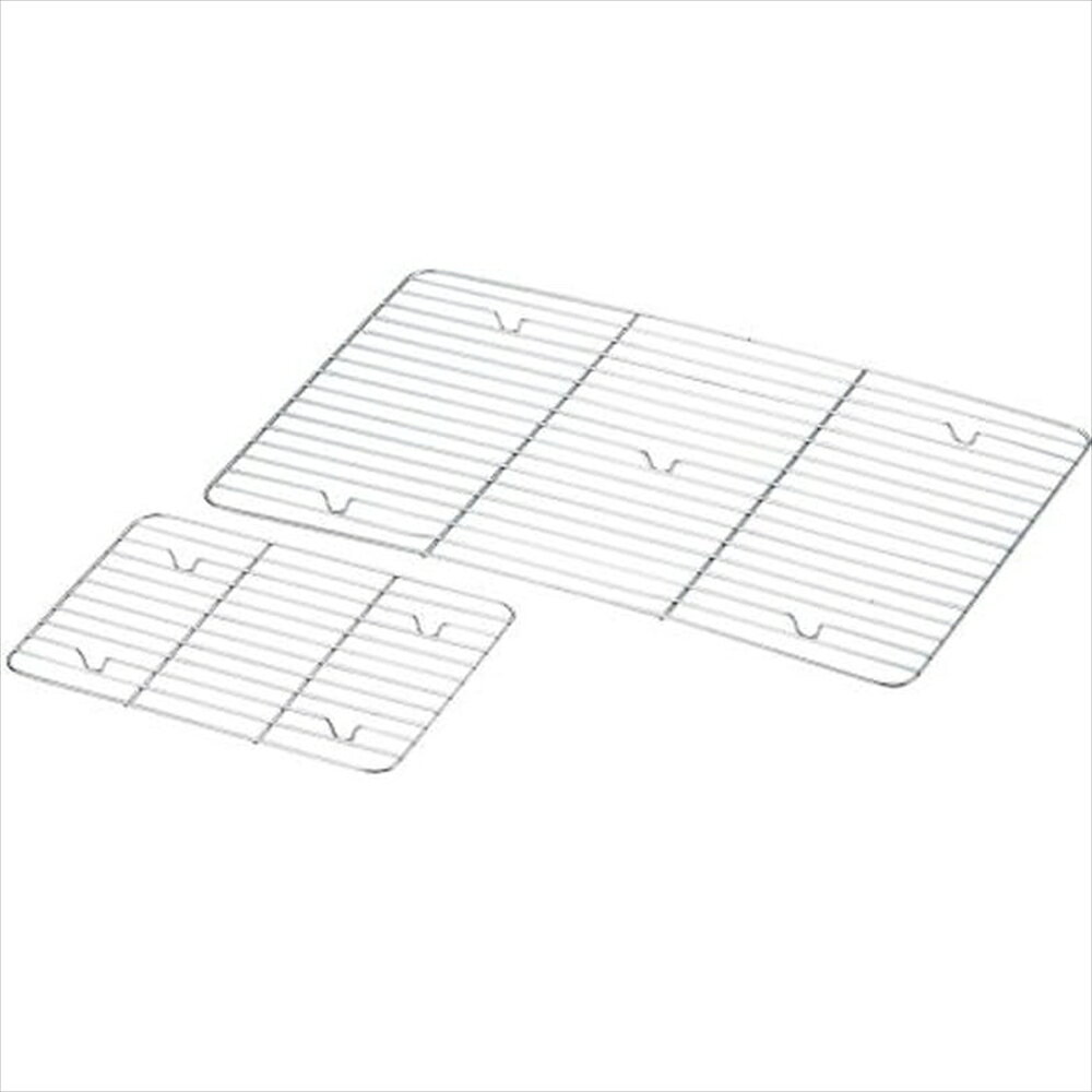 JANコード 4560127491083 商品説明 ●角バット、浅型角バット専用網●下ごしらえ、水切り、油切りなど…バットと組み合わせることで、用途が広がります。 仕様 ●外寸：512×306×12mm●ピッチ：16mm●製品重量：460g...