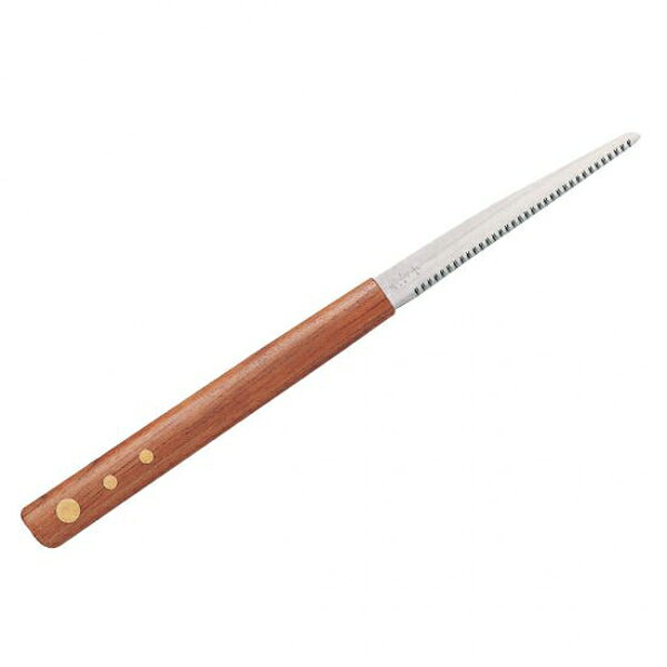 JANコード 4944634014551 キャッチコピー ●鋸職人の手造による高級品です。 商品説明 ●鋸職人の手造による高級品です。●刃渡:120mm。 注意事項