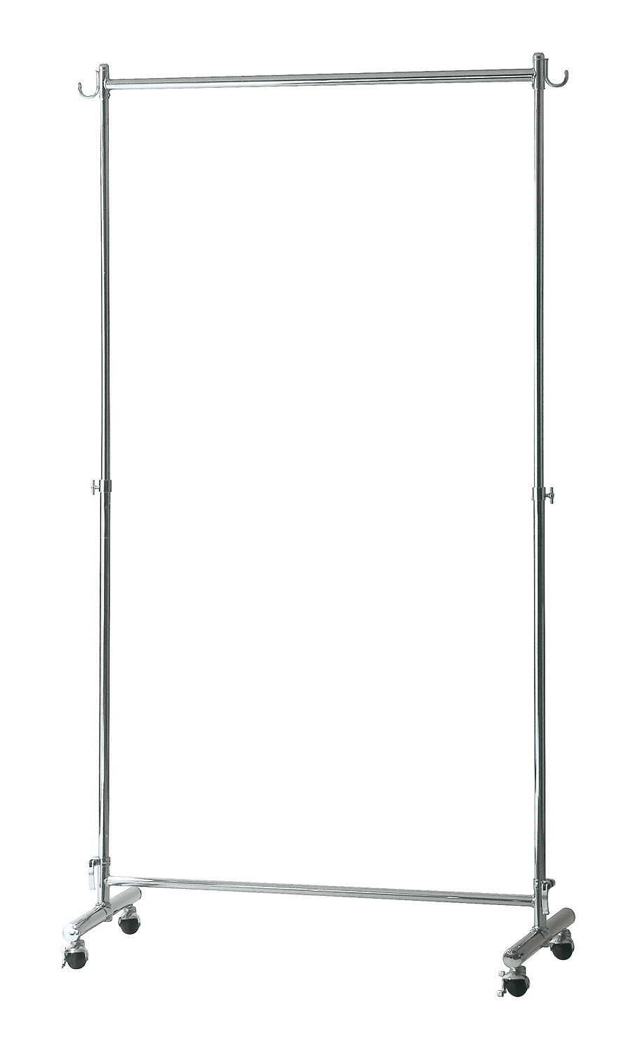 型番KGH1000 仕様梱包状態組立スチール(φ25.4)クロームメッキ●キャスター：ストッパー付2個・ストッパーなし2個 寸法W1155×D500×H1220 ?2020