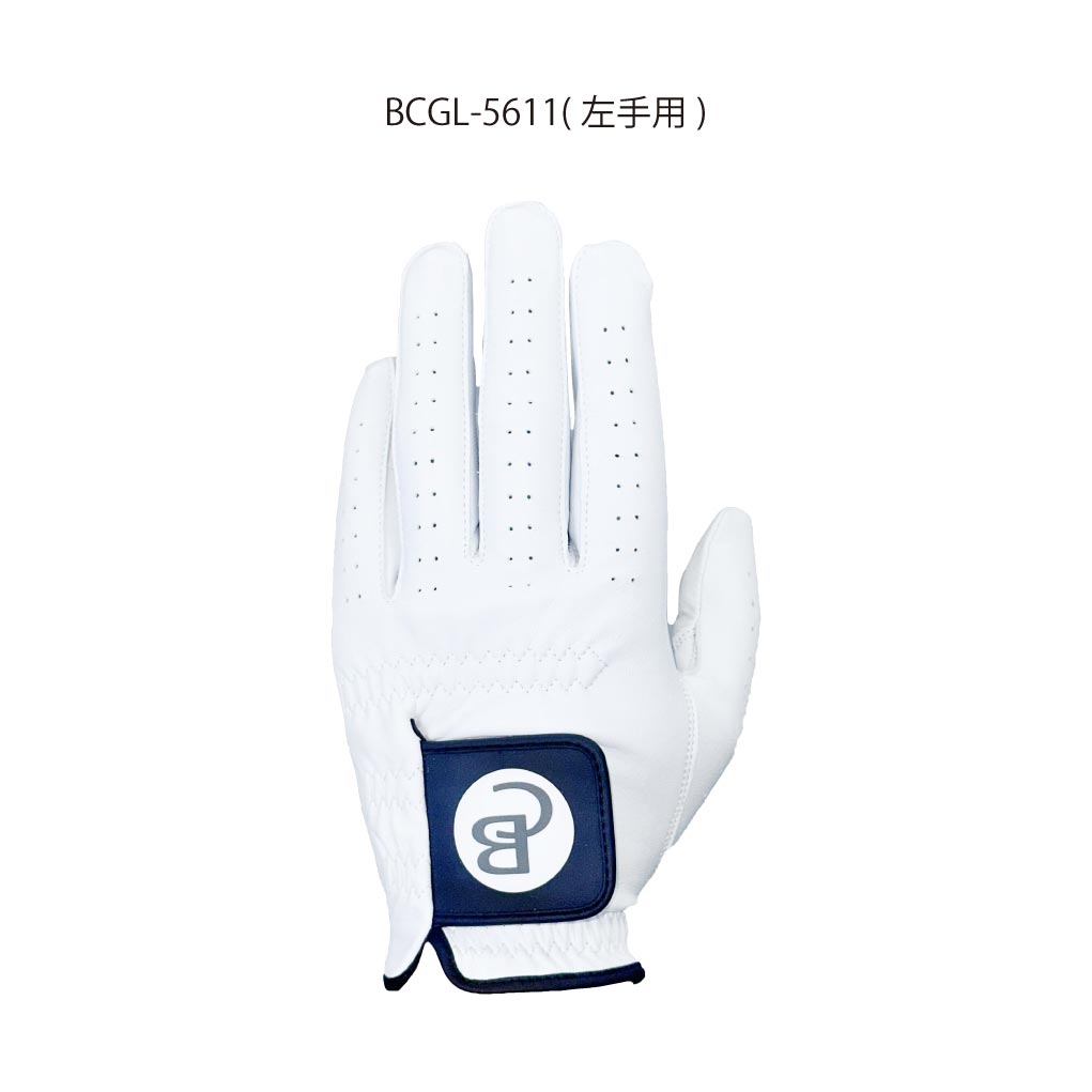 型番 BCGL-5611 商品説明 厳選した羊革を使用した高級ゴルフグローブ。 左手用（右打ち）