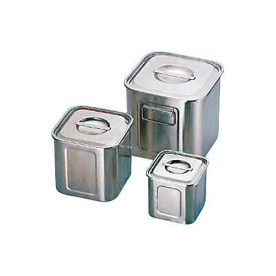 型番701525 商品説明サイズ：内寸255×255×H255mm　　　容量：15.7L　材質：18-9　＊目盛りなし仕様です。