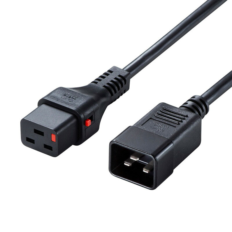型番APW15-C20C19LK03 商品説明【特長】 サーバーやUPSなど、C20、C19コネクタに対応した、抜け防止ロック式電源コード サーバーやUPSなど、C20、C19コネクタに対応した、抜け防止ロック式電源コードです。 金具やワイ...