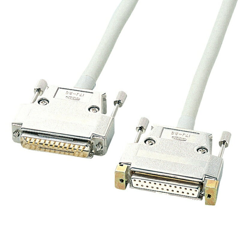 型番KRS-006N 商品説明【特長】 RS-232Cケーブル　D-sub25pin　10m延長用(ストレート全結線） Windows搭載（DOS/V）パソコン（D-sub25pin）とモデム・TAなどの周辺機器（DCE）を接続・延長するケ...