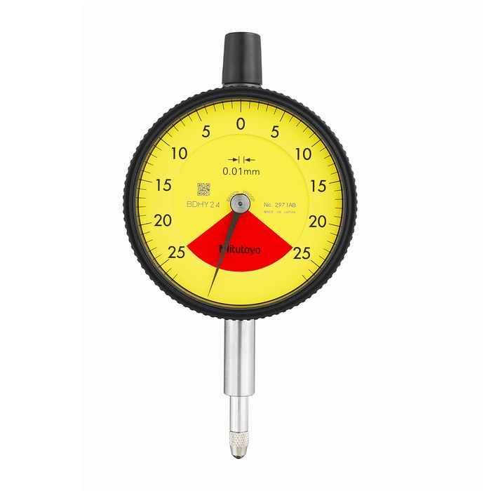型番2971AB 商品説明【特長】 ●緩衝機構を採用したミツトヨ独自のショックプルーフ機構を採用していますので、耐久性、耐衝撃性に優れています ●多回転による読み誤りを防止するために開発されたダイヤルゲージです ●ステム・スピンドルはステン...