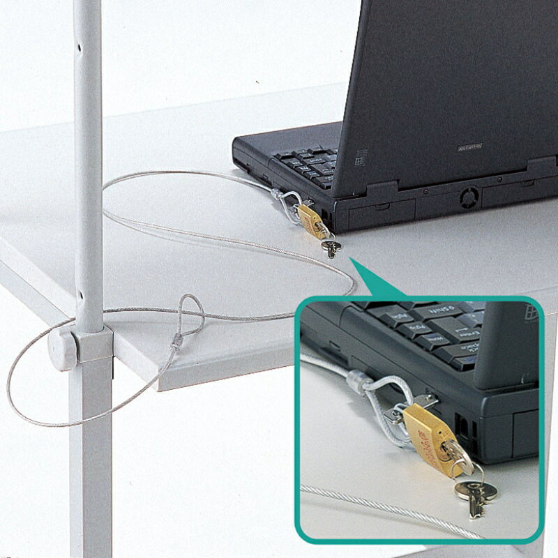 型番SL-066K 商品説明【特長】 簡単取付け。ノートパソコンの盗難防止に最適です! ノートパソコンのセキュリティスロットに、着脱可能な「マイクロロック」を使用してワイヤーを設置します。 マイクロロック、錠などで手などを挟まないよう取扱い...
