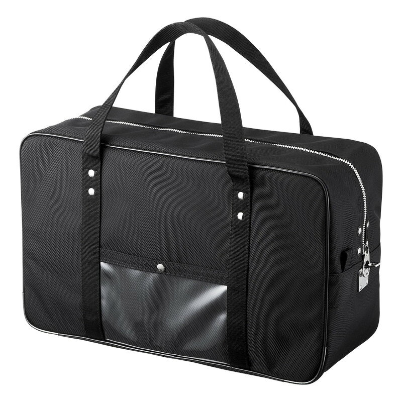 型番BAG-MAIL2BK 商品説明【特長】 書類の輸送やメールバッグとして使える丈夫なボストンバッグ。 送り状を入れてそのまま配送できるしっかりしたボストンバッグです。 引き裂きや耐摩耗に優れた東レ「バリスターナイロン」を使用しています。...